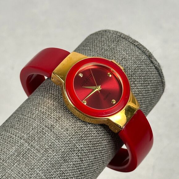 Joan Rivers | Accessories | Joan Rivers Watch Womens 33mm Red Dial Gold ...